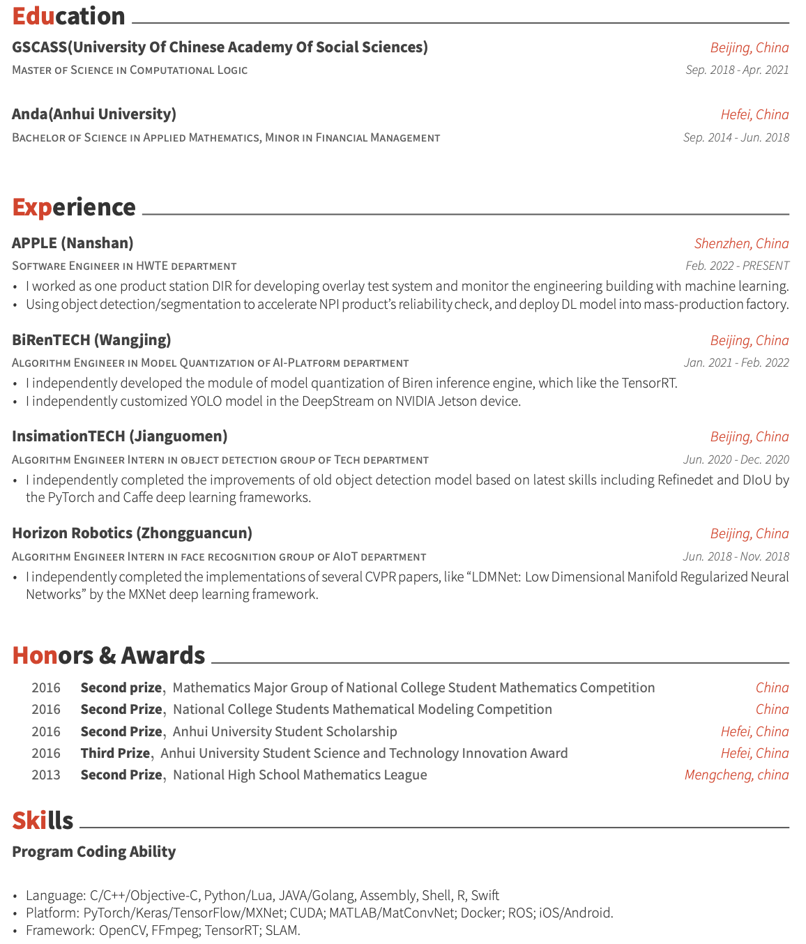 Resume - Jane - A super concise theme for Hugo Resume - Jane - A super concise theme for Hugo